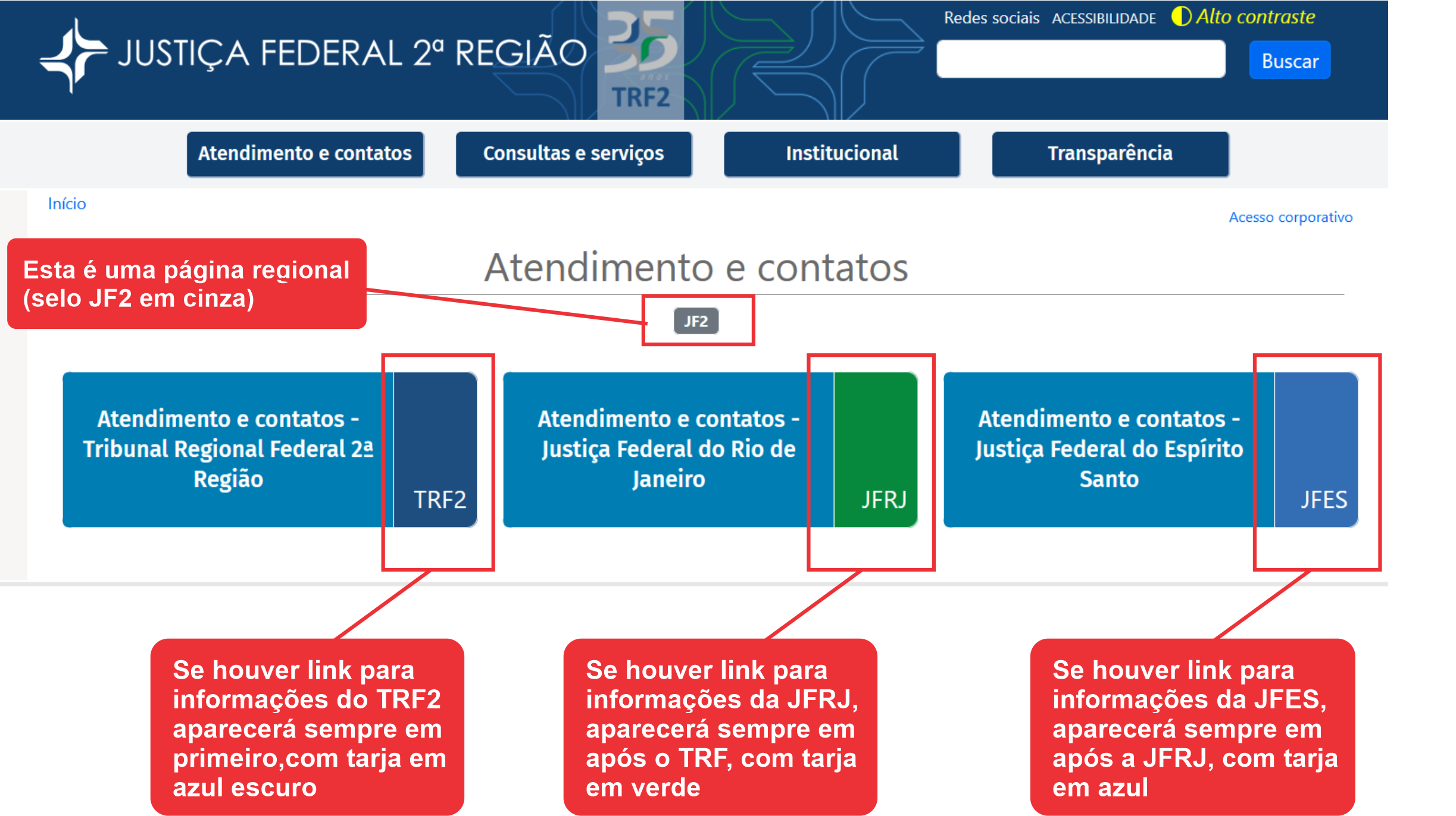 Novo portal unificado substitui os portais do TRF2, da SJRJ e da SJES ...